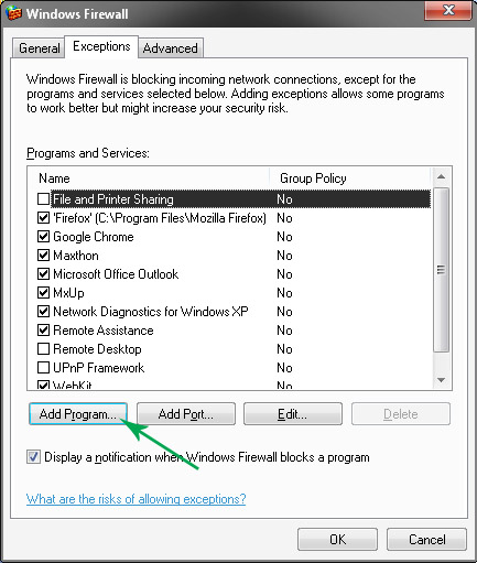 How to block an application using windows firewall - Techyv.com